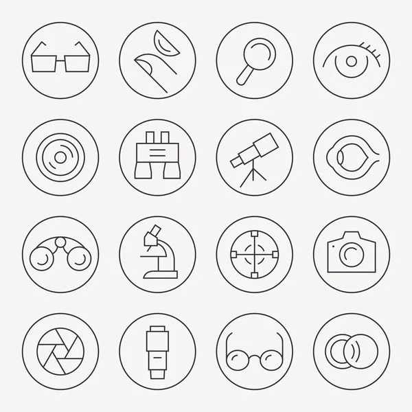 Optical icons Vector Art Stock Images | Depositphotos