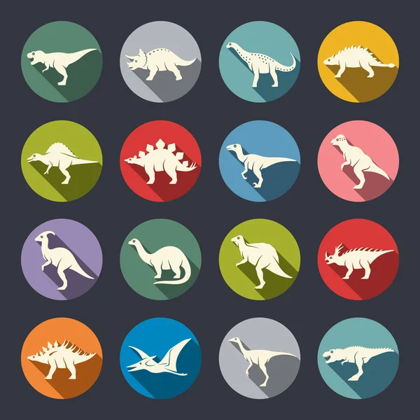 Prehistoric Animals Outlines vector icons Stock Vector Image by ...