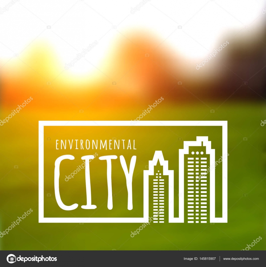 Ecologically clean green city. Stock Vector by ©mpavlov #145815907