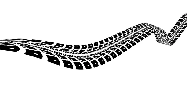 Tire tracks Stock Vector by ©mpavlov 5283129