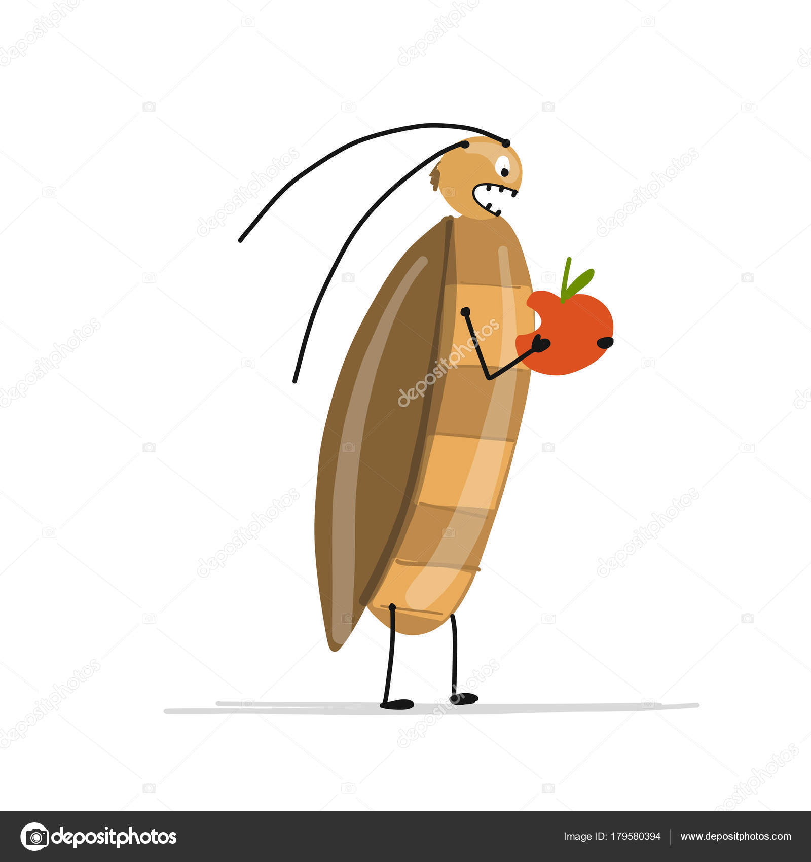Funny cockroach for your design Stock Vector Image by ©Kudryashka ...