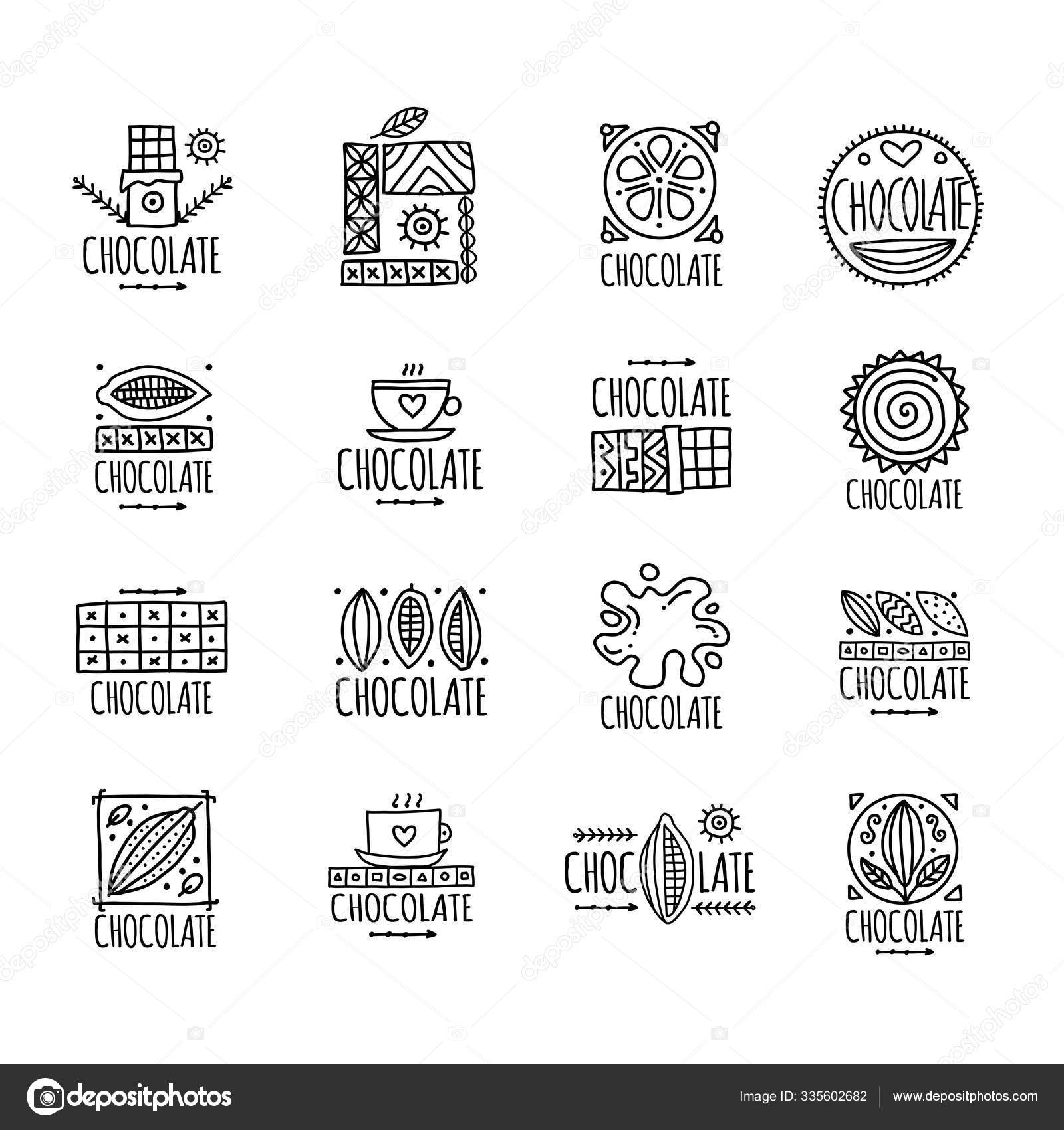 Chocolate, icons collection for your design Stock Vector Image by ...