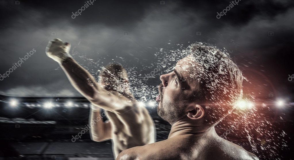 Professional box match . Mixed media Stock Photo by ©SergeyNivens 125814250