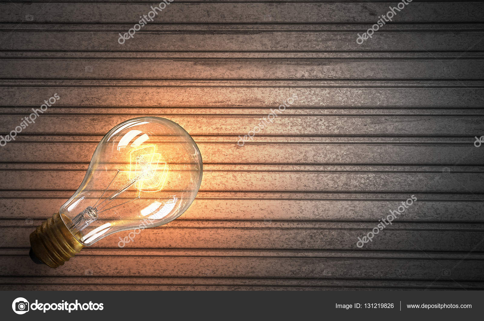 Electric bulb on texture . Mixed media Stock Photo by ©SergeyNivens ...