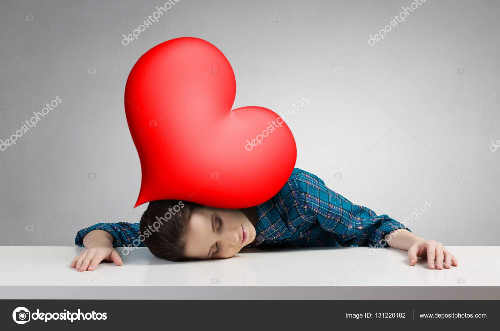 Under pressure of problems . Mixed media — Stock Photo © SergeyNivens ...