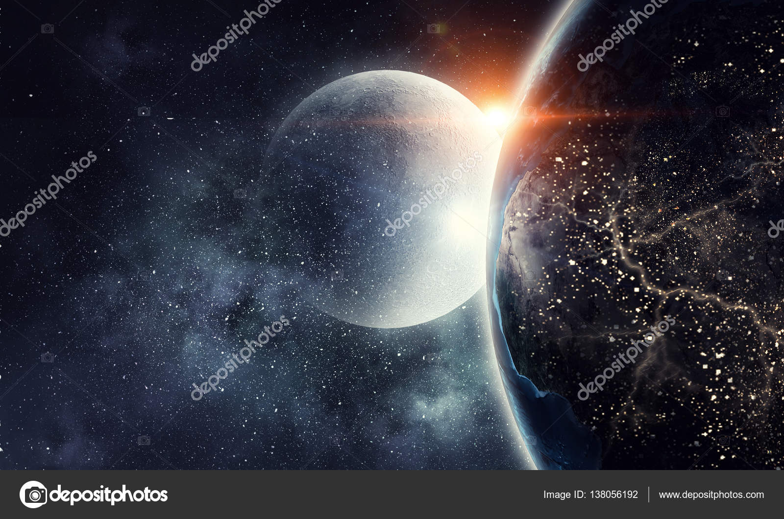 Our unique universe . Mixed media Stock Photo by ©SergeyNivens 138056192