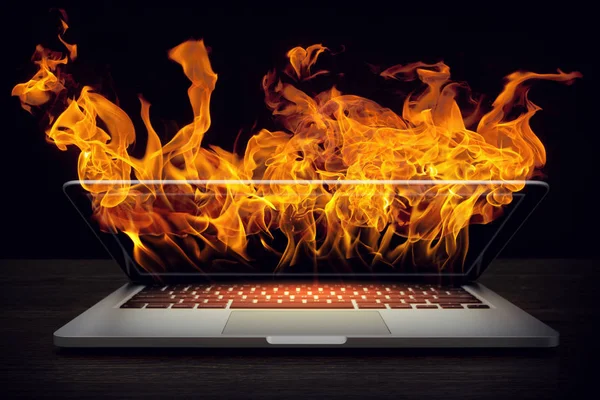 Computer On Fire
