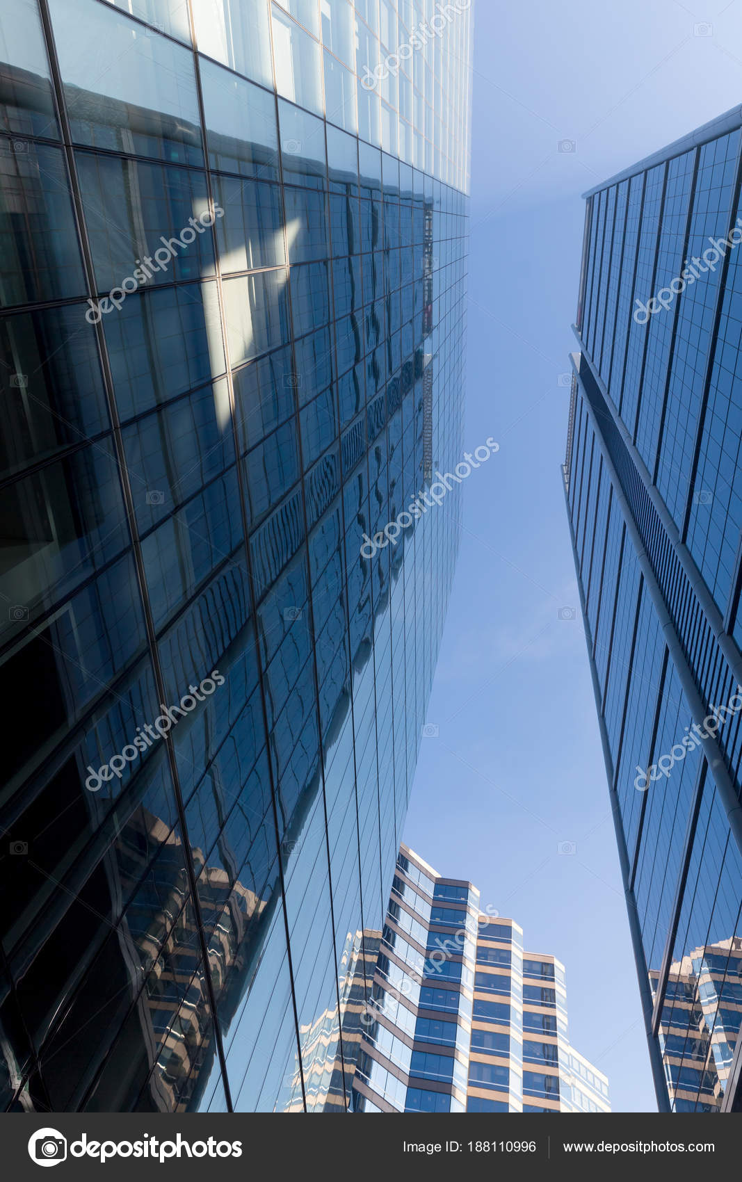 Skyscraper bottom view — Stock Photo © SergeyNivens #188110996