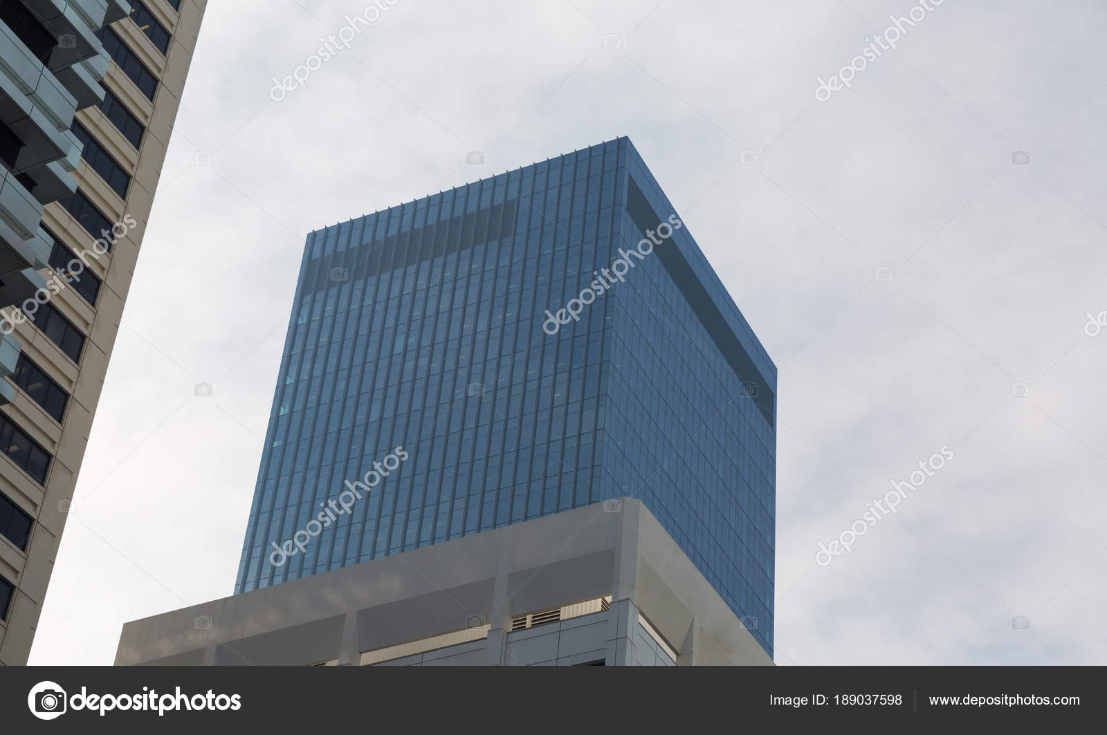 Skyscraper bottom view — Stock Photo © SergeyNivens #189037598