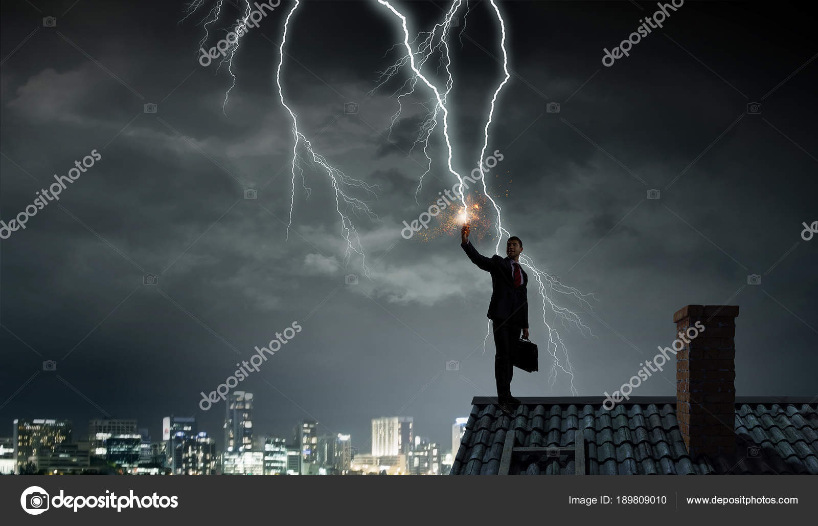 Dramatic weather background. Mixed media — Stock Photo © SergeyNivens ...