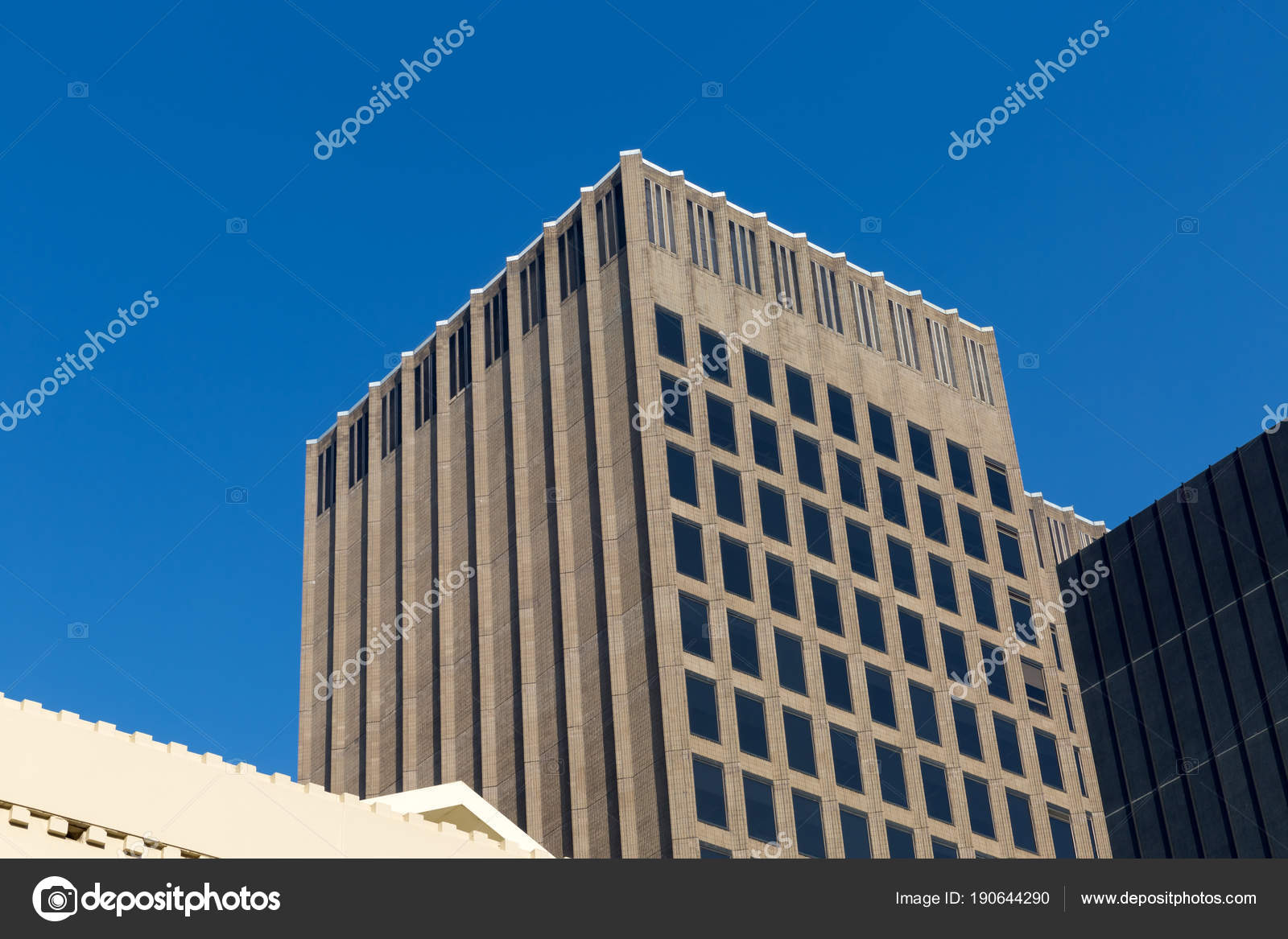 Skyscraper bottom view — Stock Photo © SergeyNivens #190644290