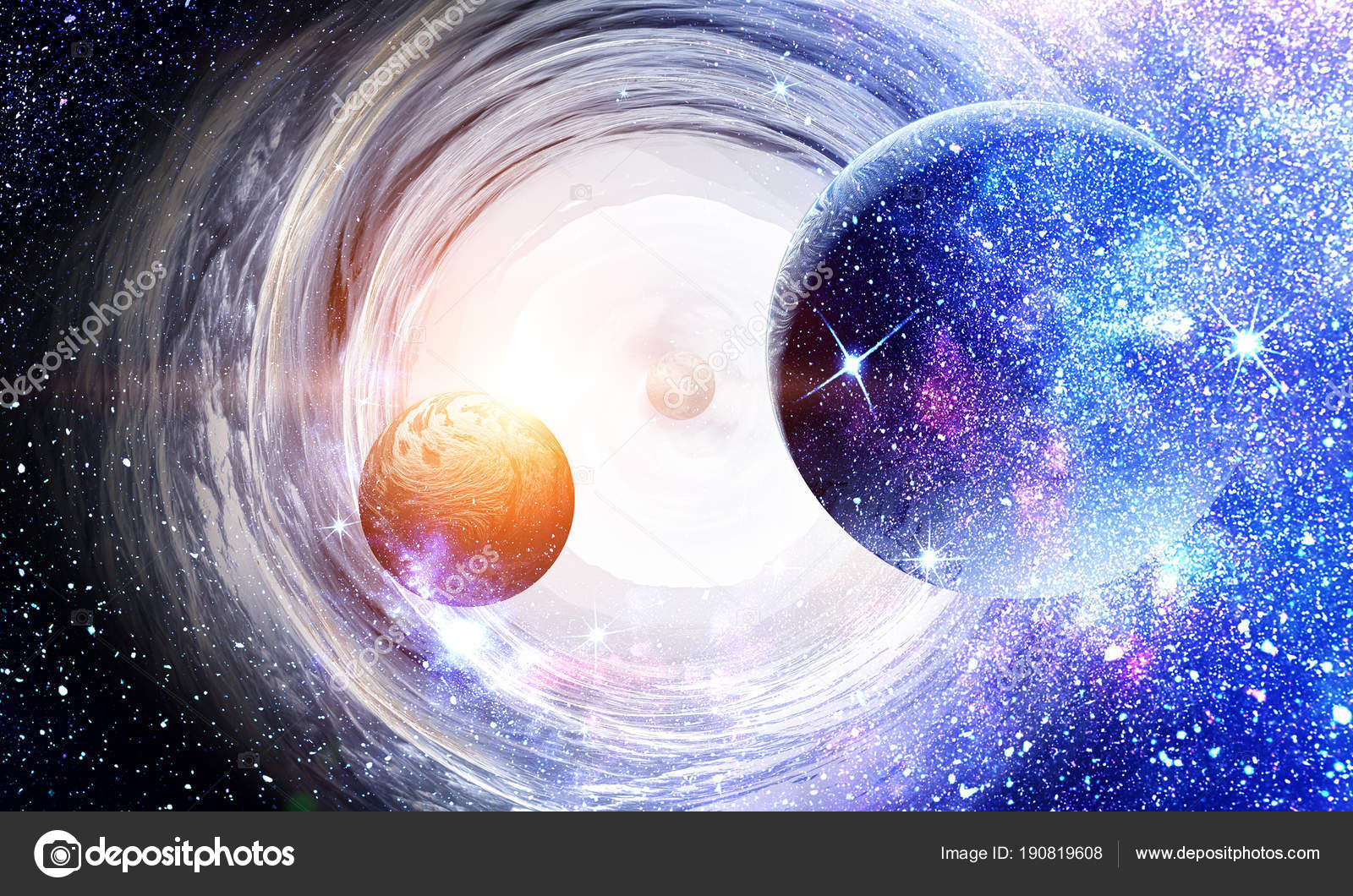 Energy Nebula Planet