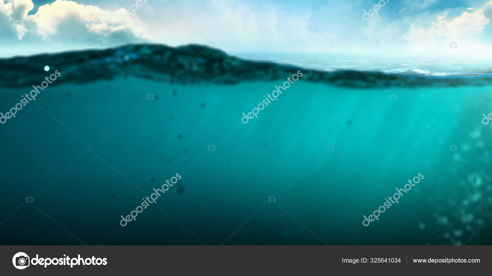 Clear underwater background . Mixed media — Stock Photo © SergeyNivens ...