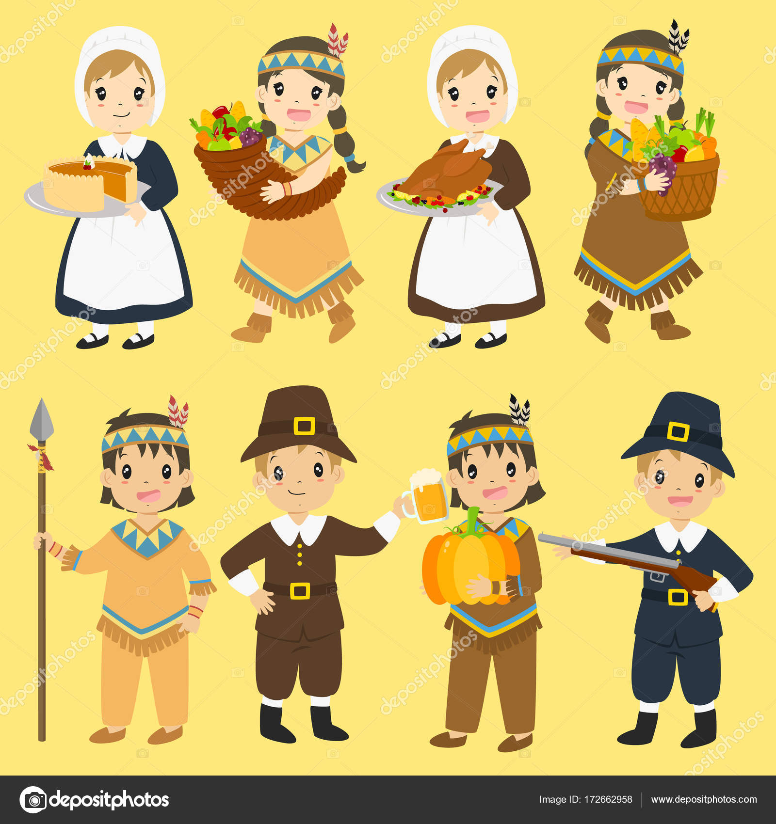 Thanksgiving Characters