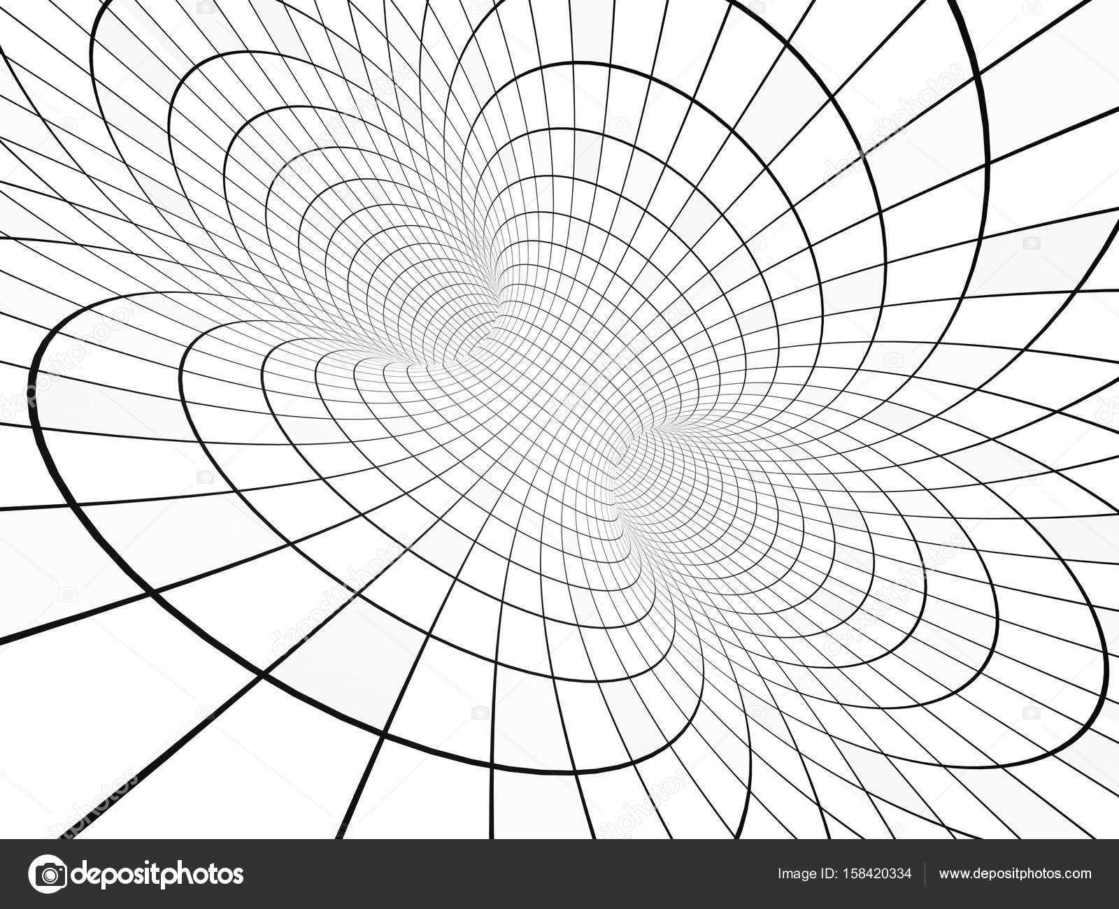 Abstract illusion. Black and white — Stock Photo © frenta #158420334