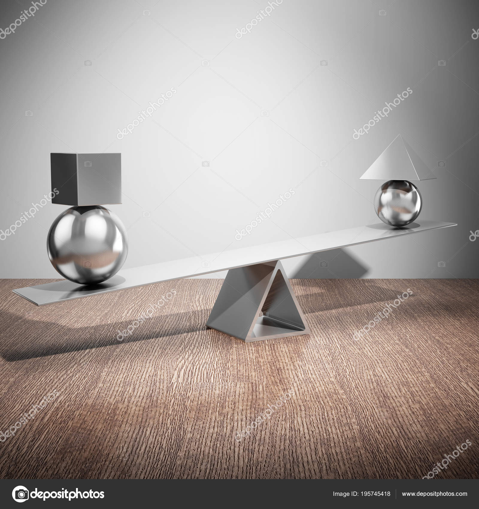 Balancing steel figures Stock Photo by ©Shenki 195745418