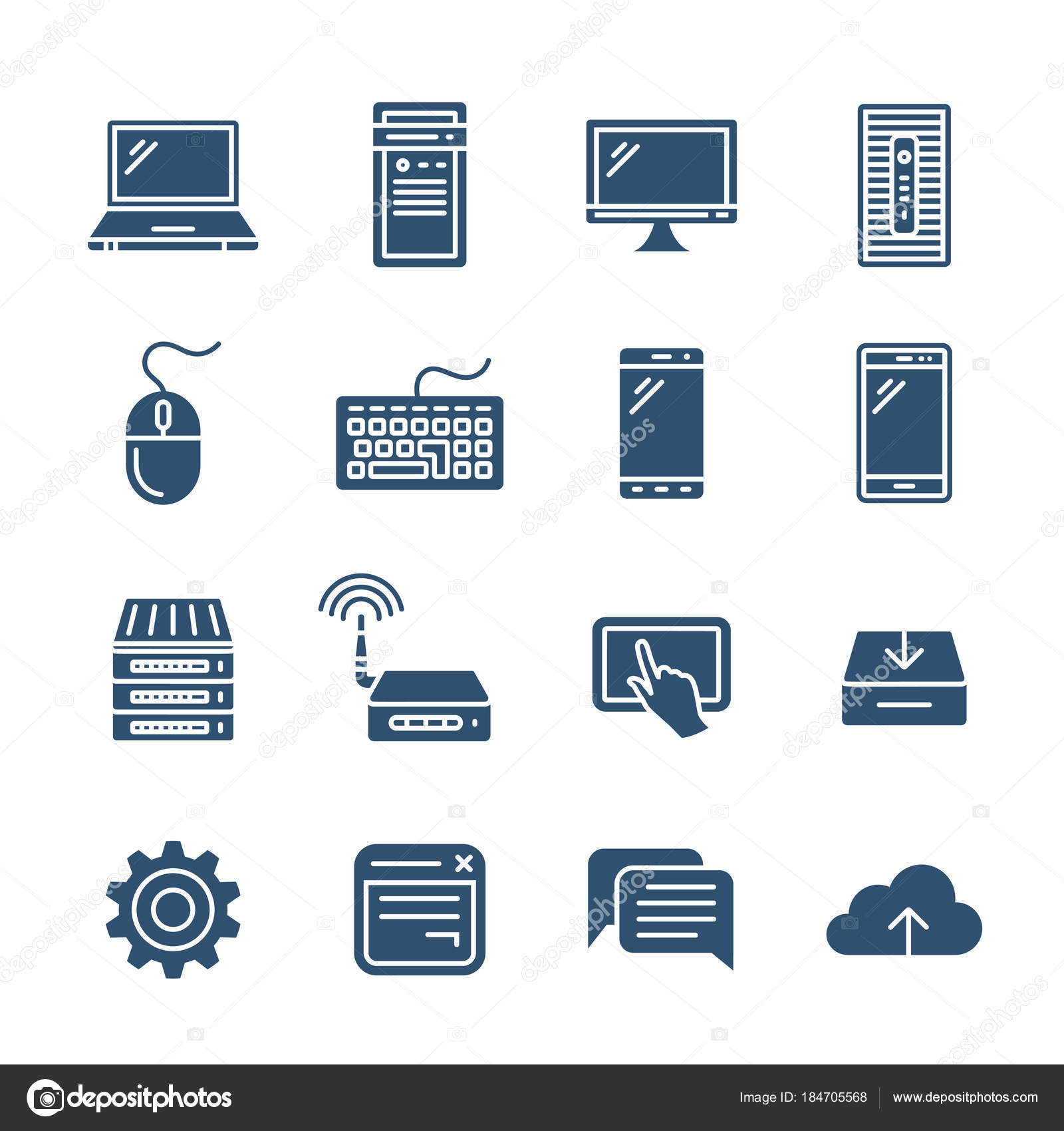 Personal computing devices Stock Vector by ©frbird 184705568