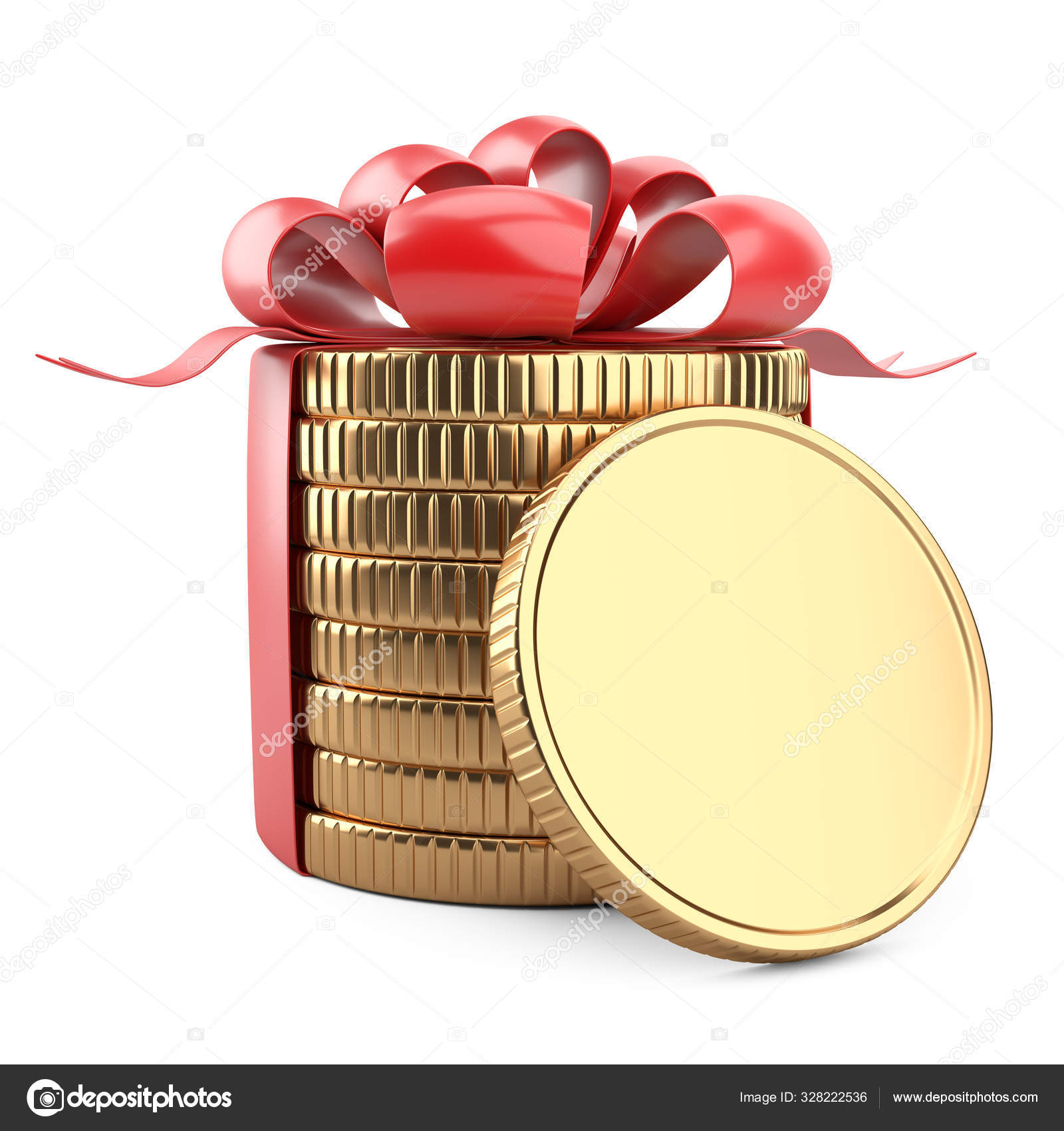 Gold Coin Gift Box
