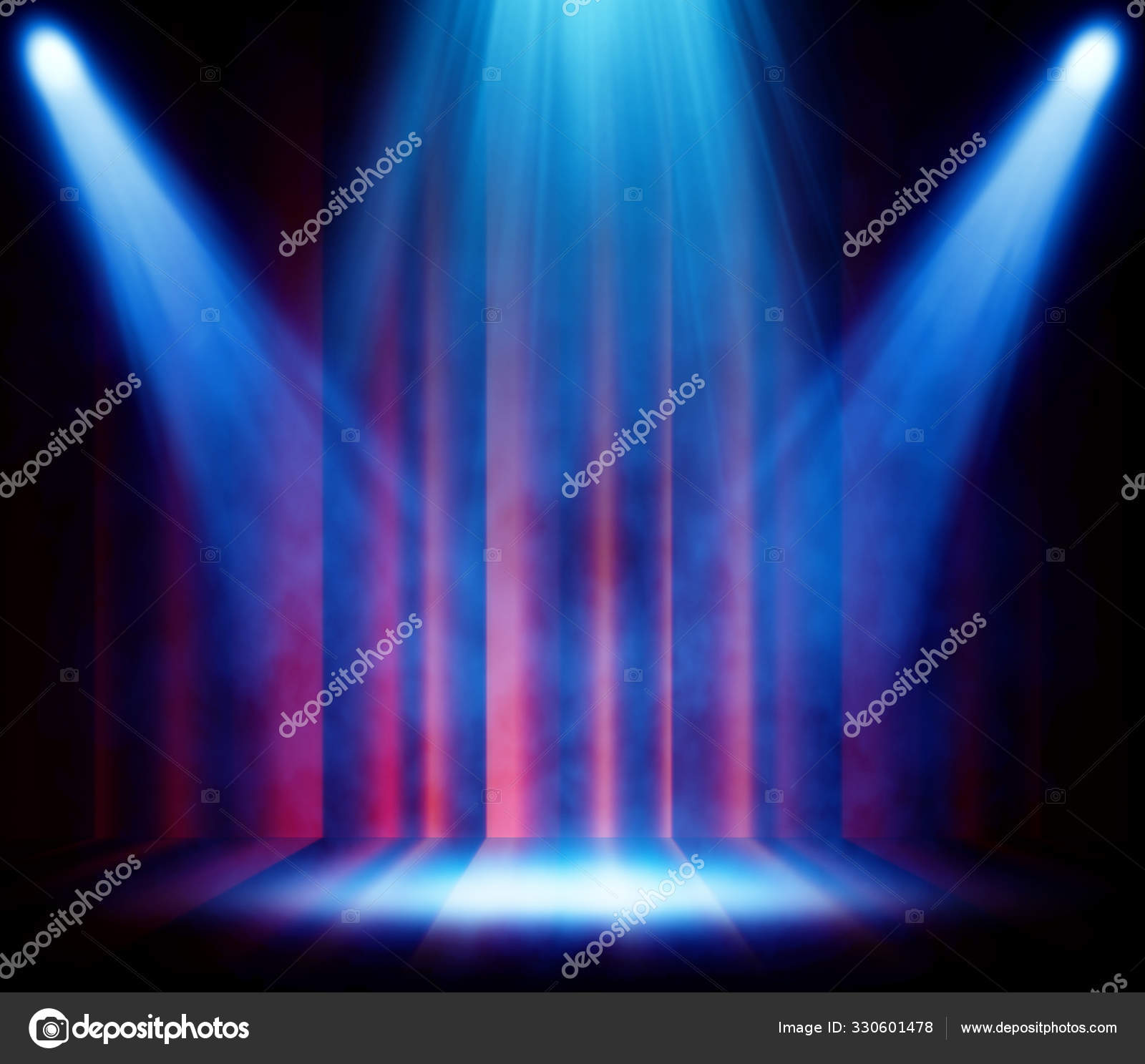 Stage Lights Shining