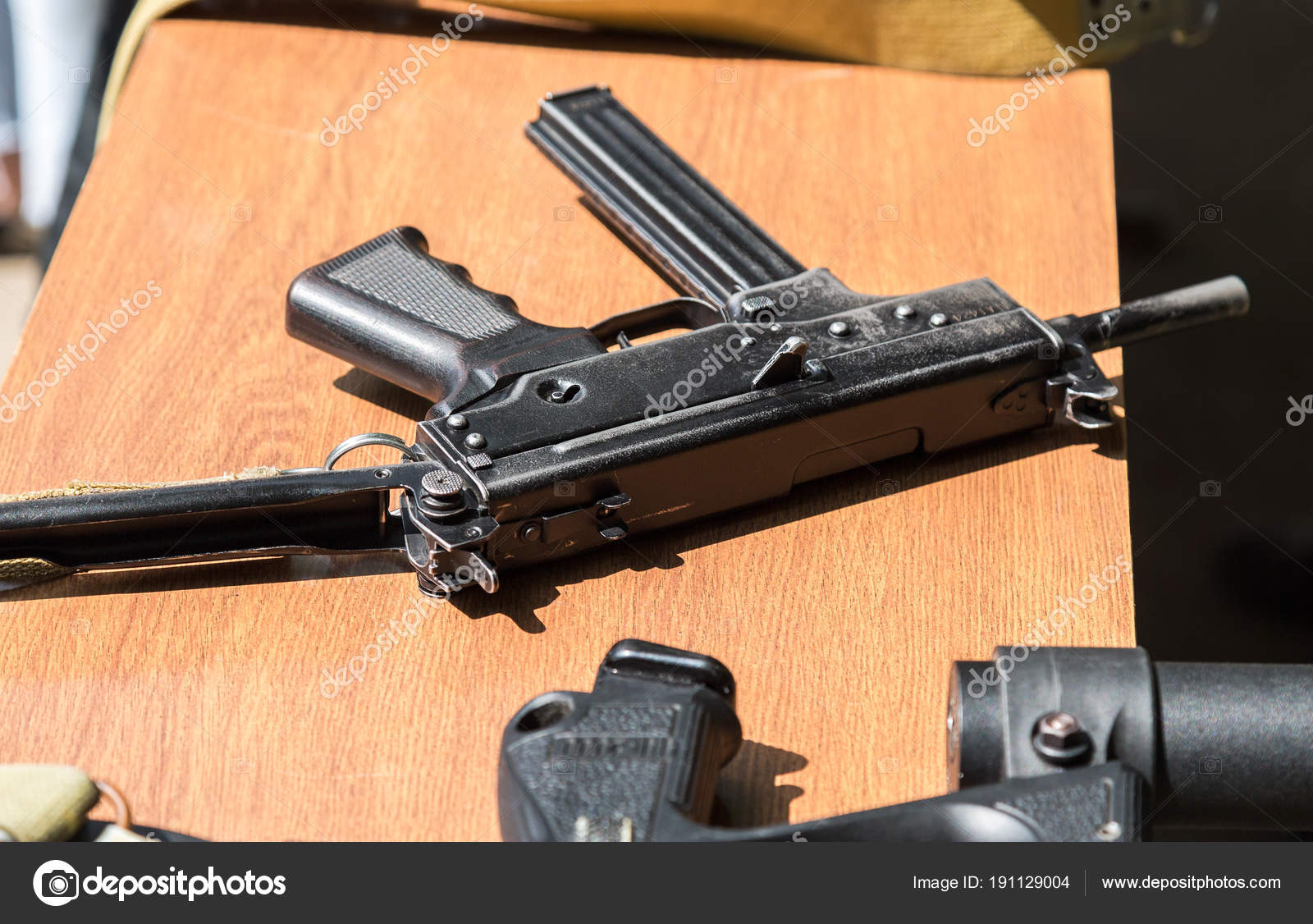 Russian firearms. Submachine gun Kedr – Stock Editorial Photo ...