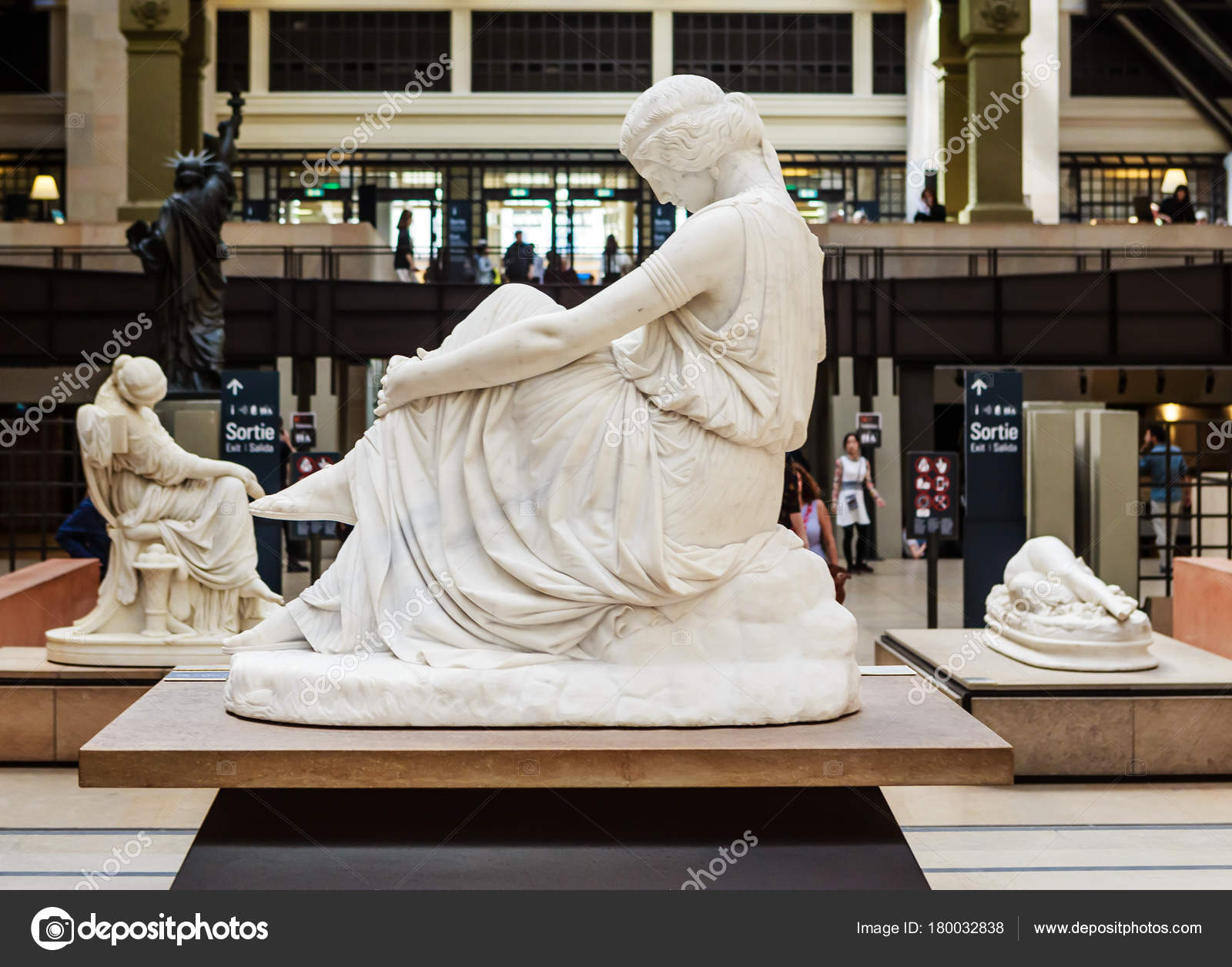 Sappho by Jean Jacques Pradier. Musee D'Orsay. Paris, France — Stock ...