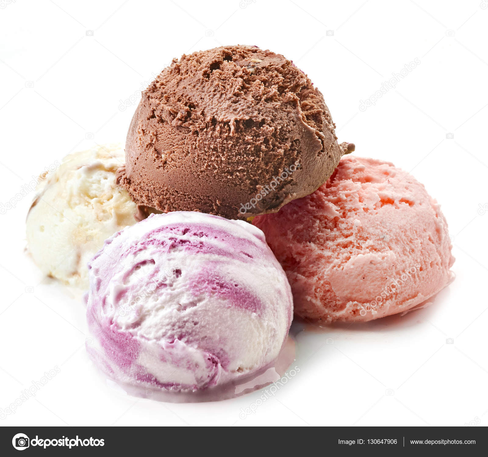 Varias bolas de helado — Foto de Stock #130647906 — Depositphotos