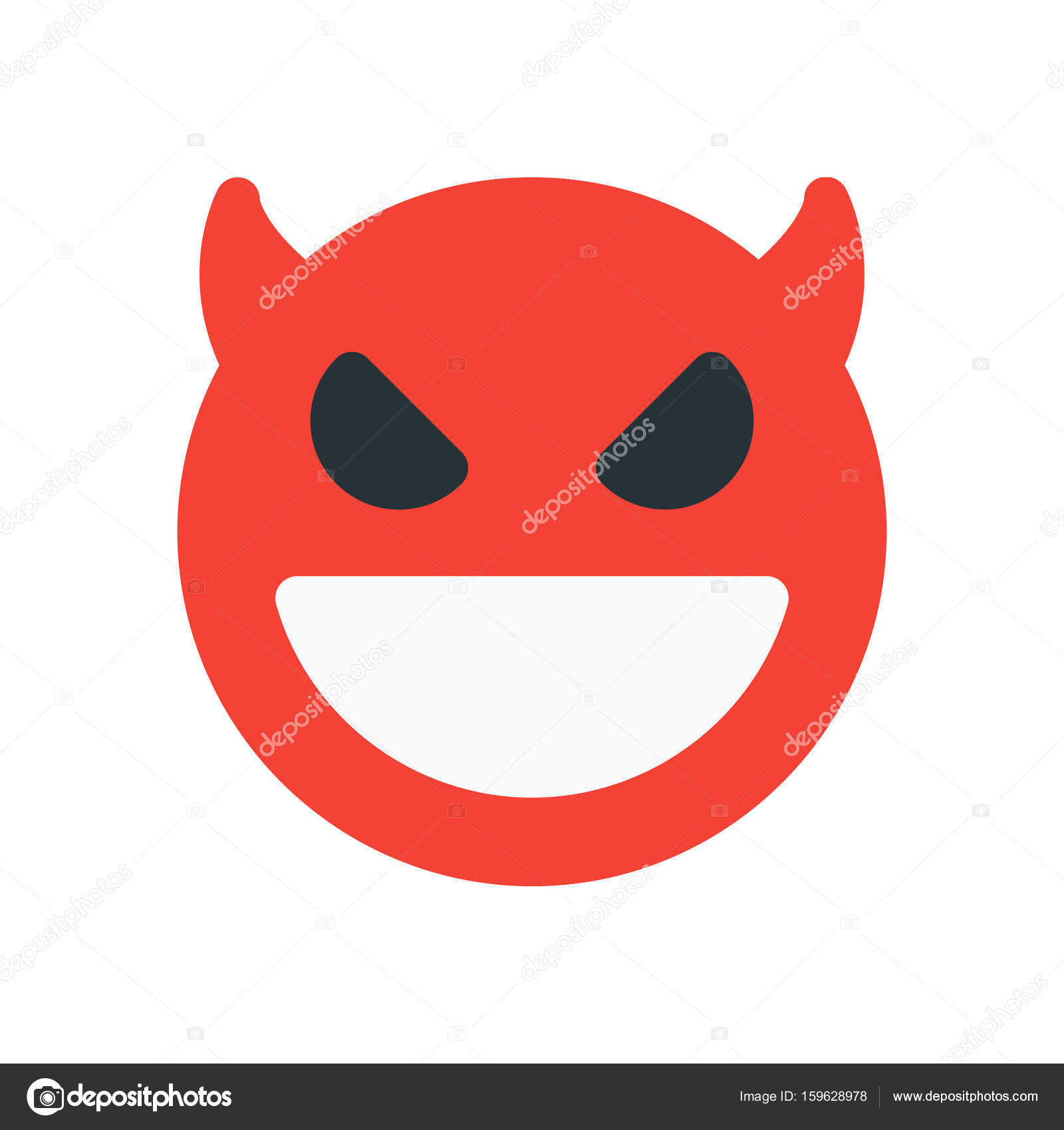 Devil emoji icon Stock Vector Image by ©get4net #159628978