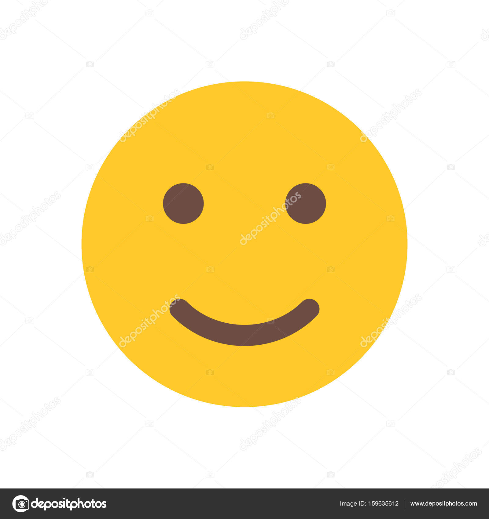 Cute smiling face — Stock Vector © get4net #159635612
