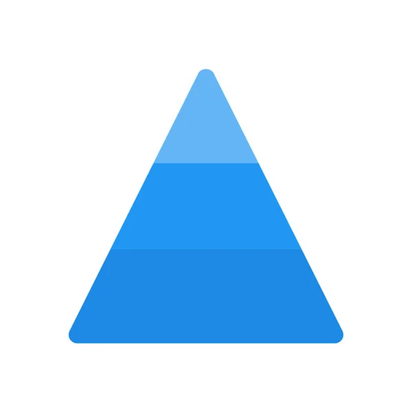 Pyramid Chart Graph Infographics Diagram Icon Vector White Background ...