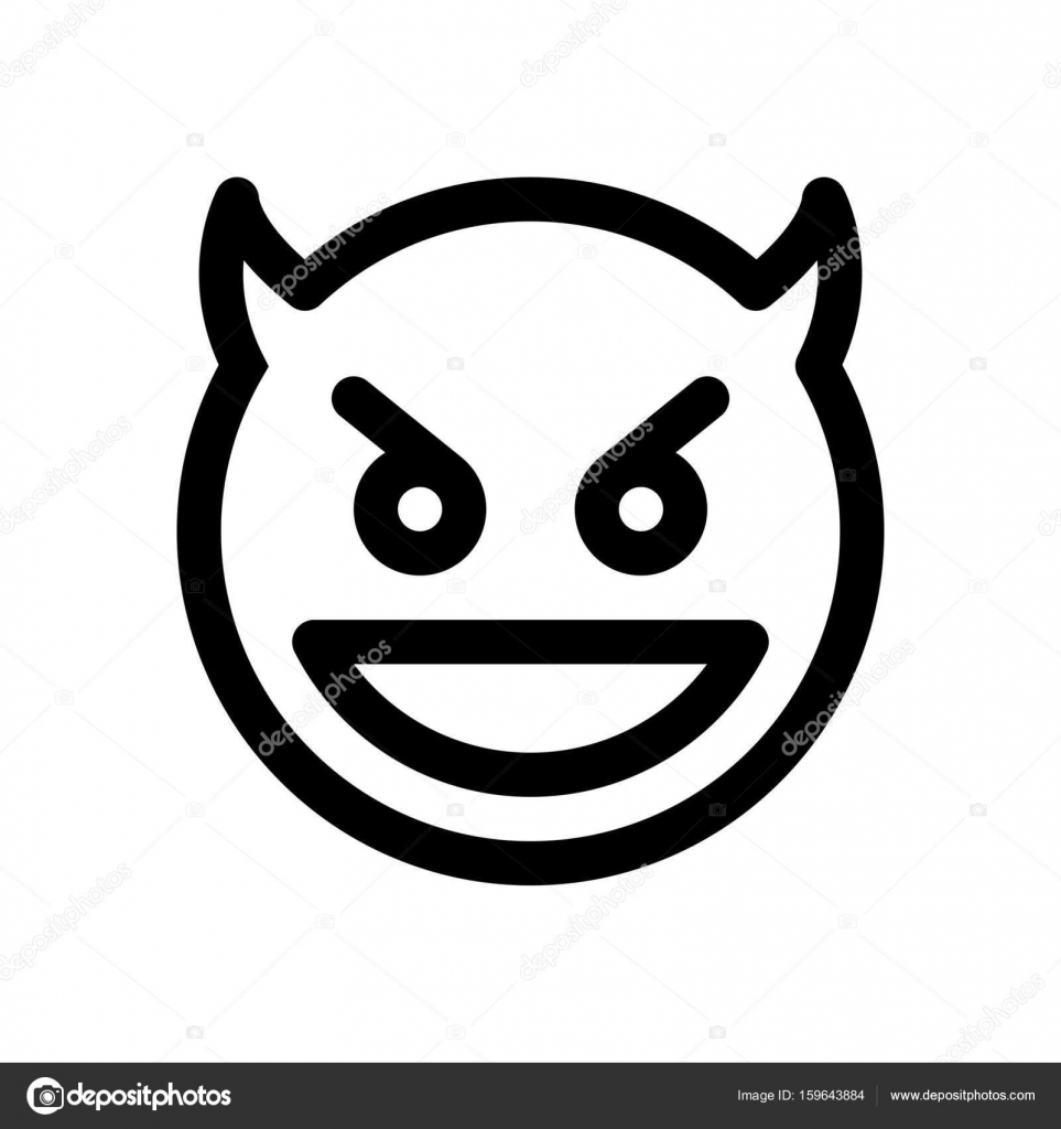 Icono emoji diablo Vector de stock #159643884 de ©get4net