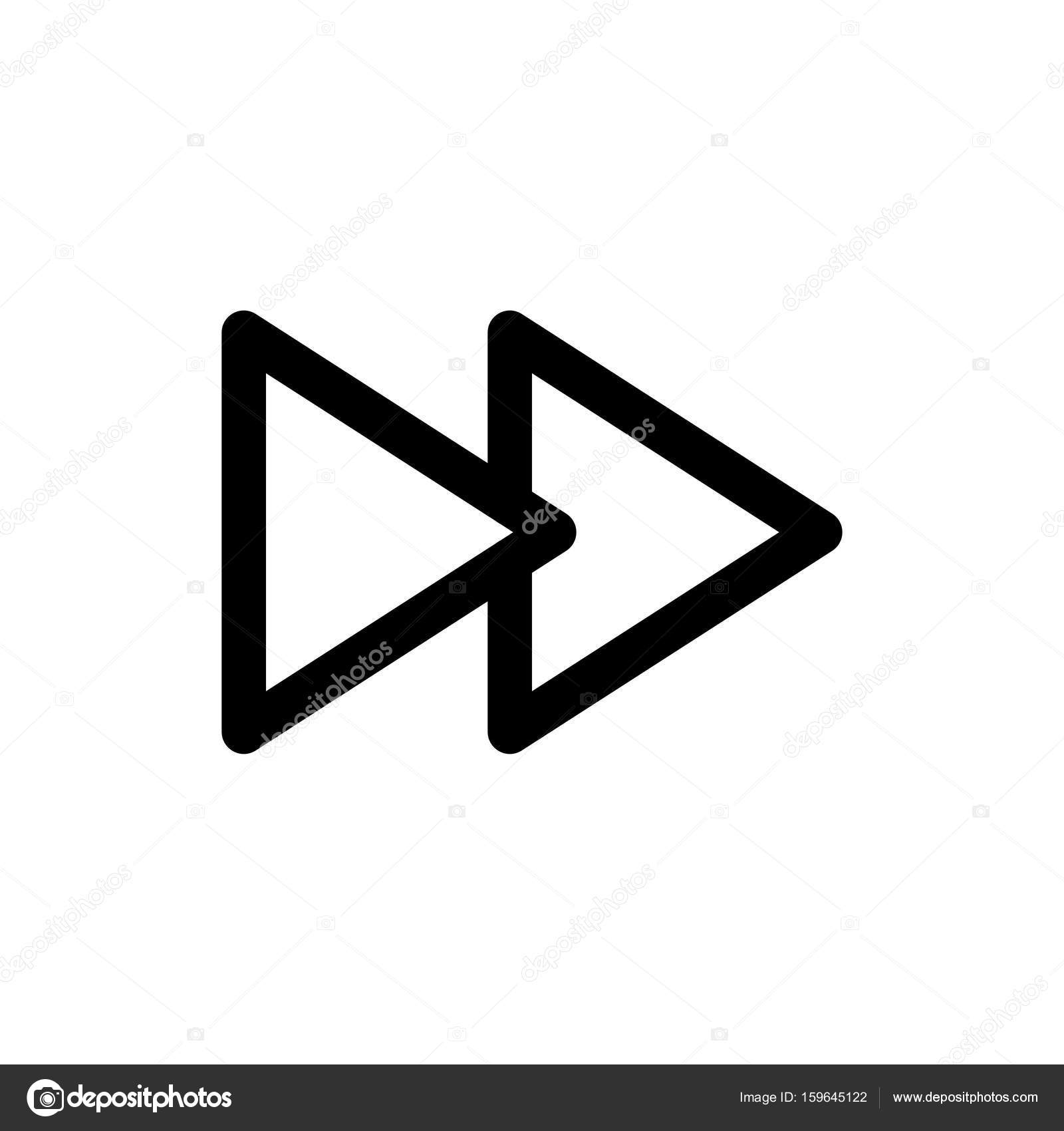 Music forward button Stock Vector Image by ©get4net #159645122