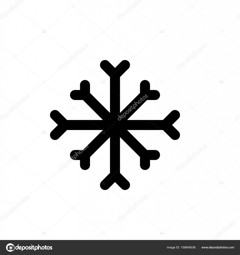 Snow simple icon Stock Vector Image by ©get4net #159649036