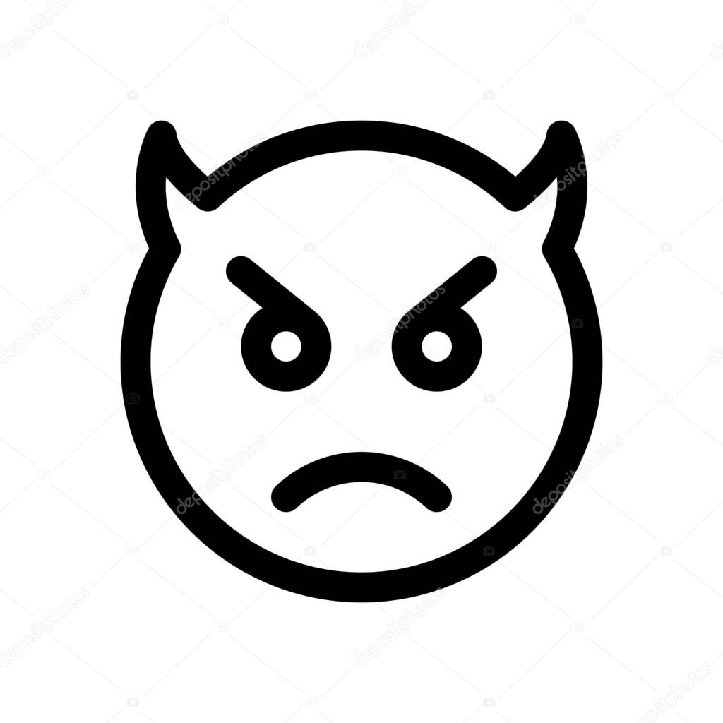 Icono emoji diablo Vector de stock por ©get4net 159644320