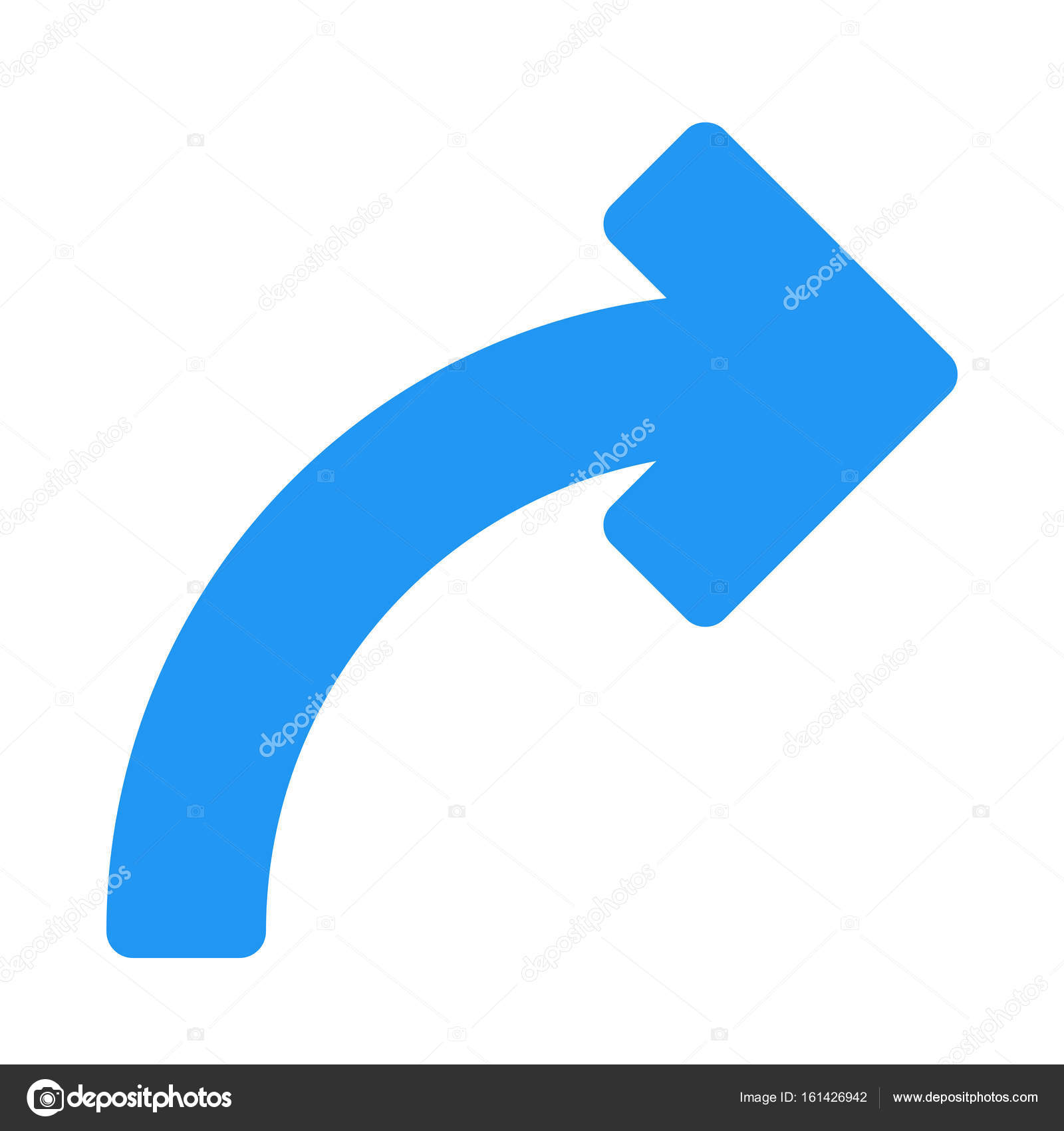 Curved Arrow Icon Arrow Curved Vector SVG Icon SVG Repo