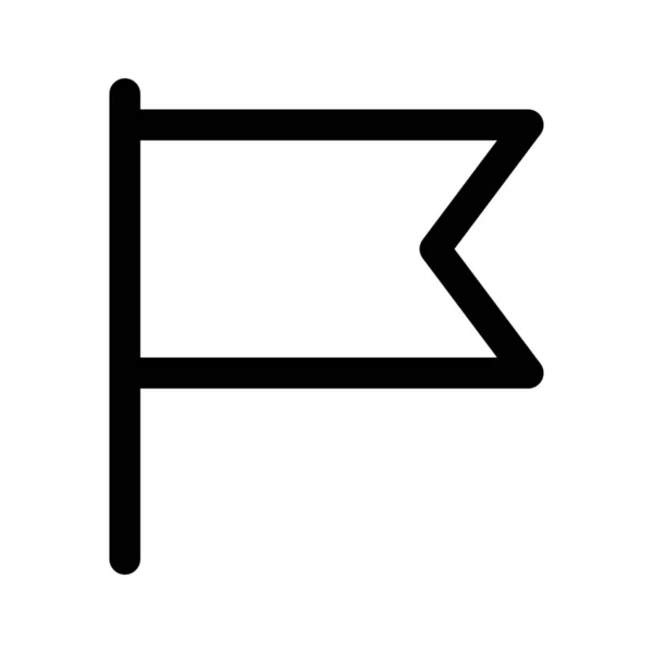 Checkpoint Flag Midway Point Background Close Isolated Stock Vector by ...