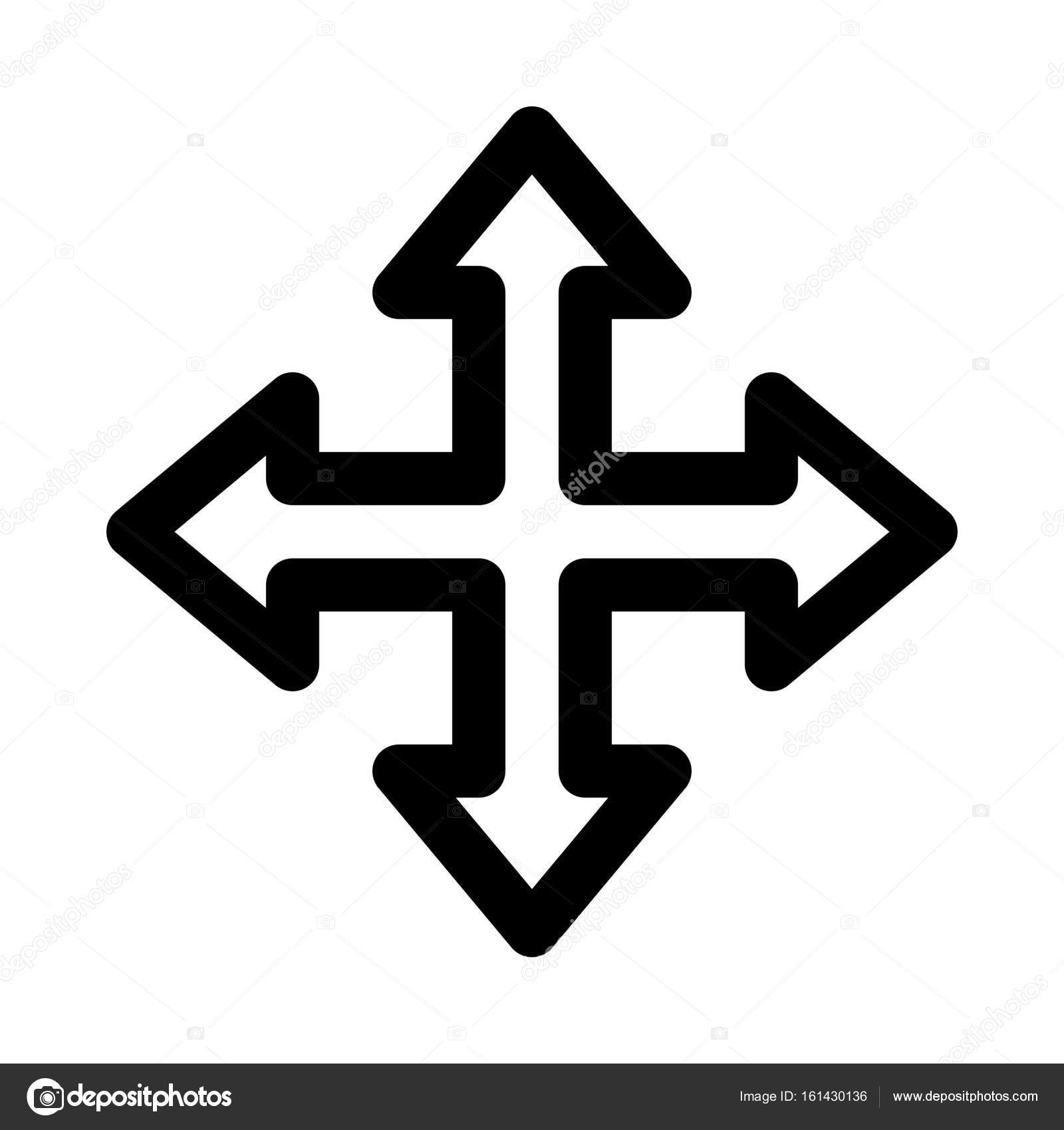 Pan arrow icon Stock Vector Image by ©get4net #161430136