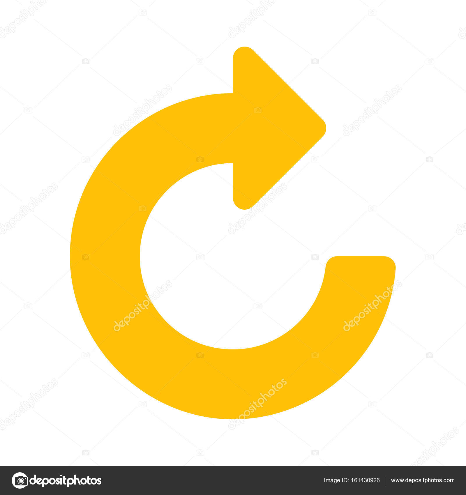 Rotate right arrow Stock Vector Image by ©get4net #161430926