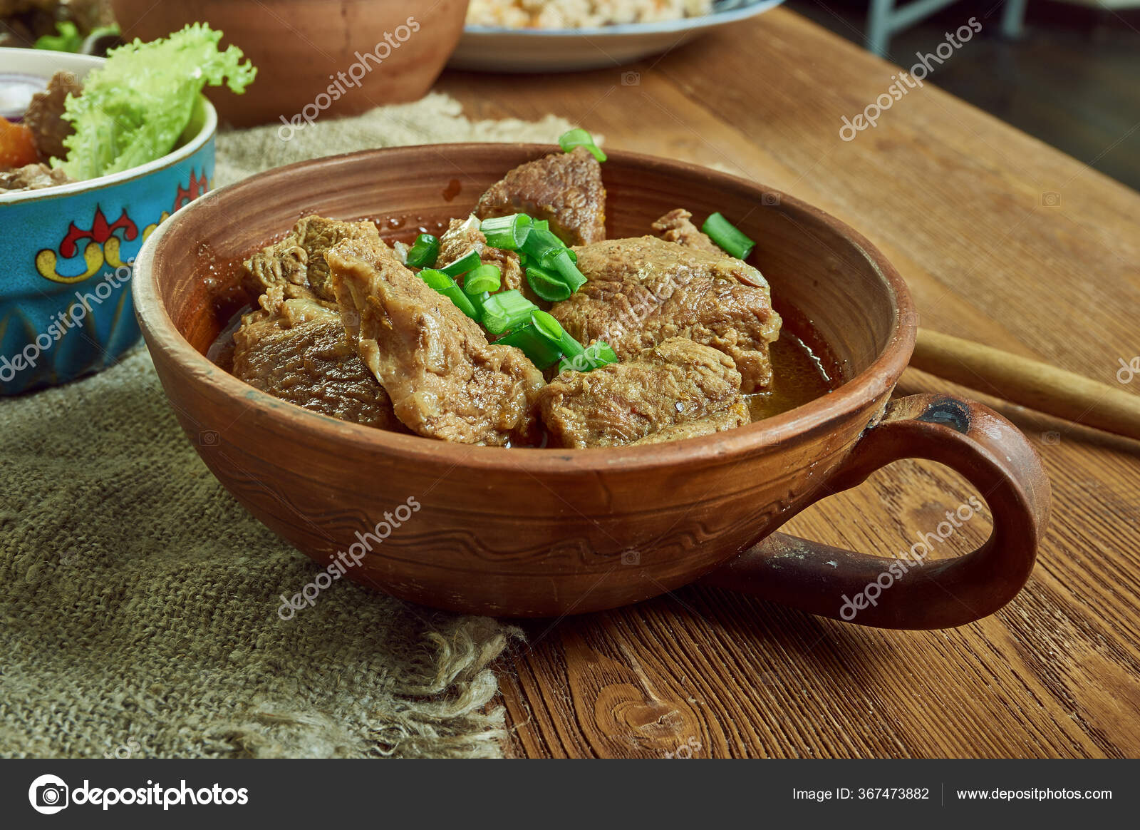 Siga Wot Spiced Beef Stew Ethiopian Eritrean Stew Curry Stock Photo by ...