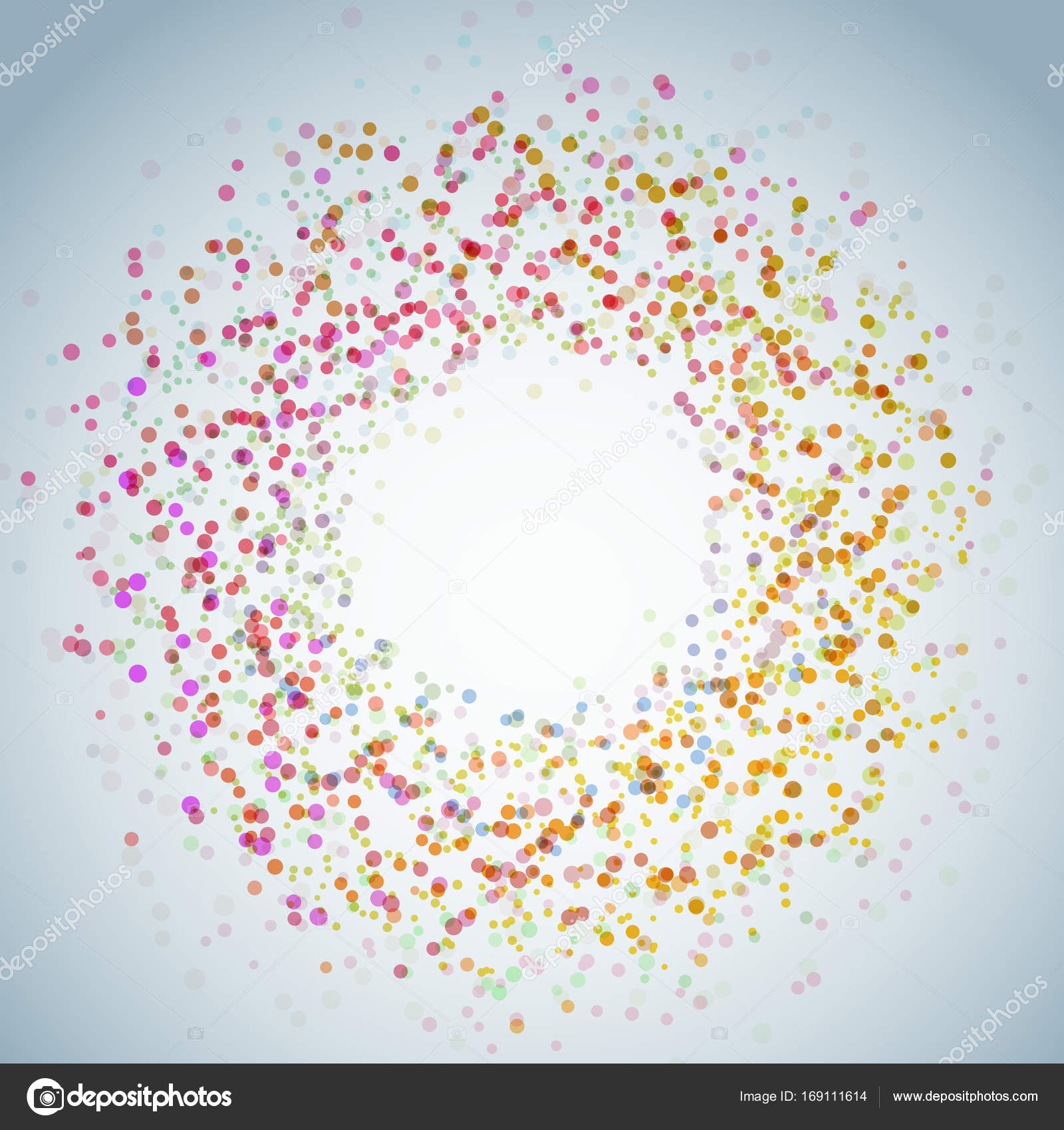 Bright advertising abstract splatter circle design Stock Vector Image ...