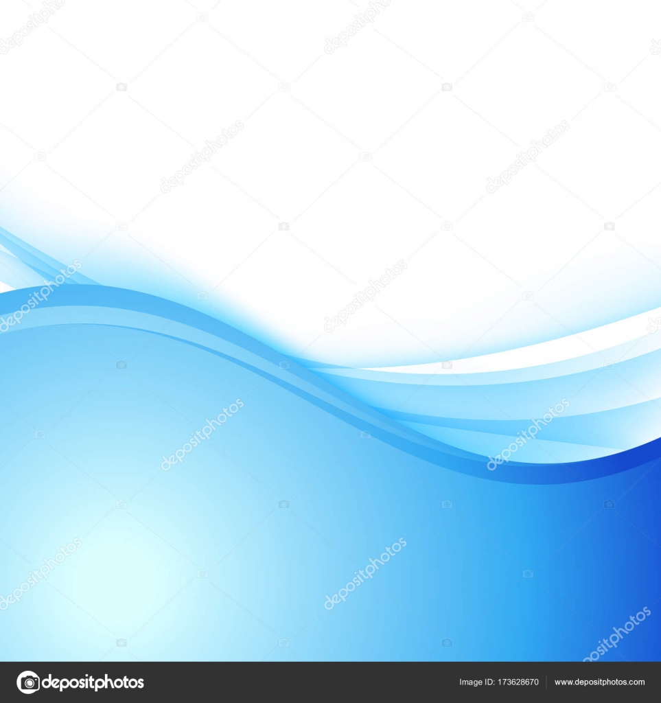 Blue abstract wave border Stock Vector Image by ©phyZick #173628670