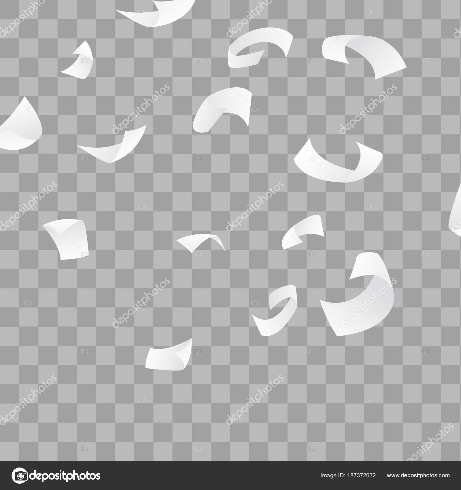 Scattered Papers Vector