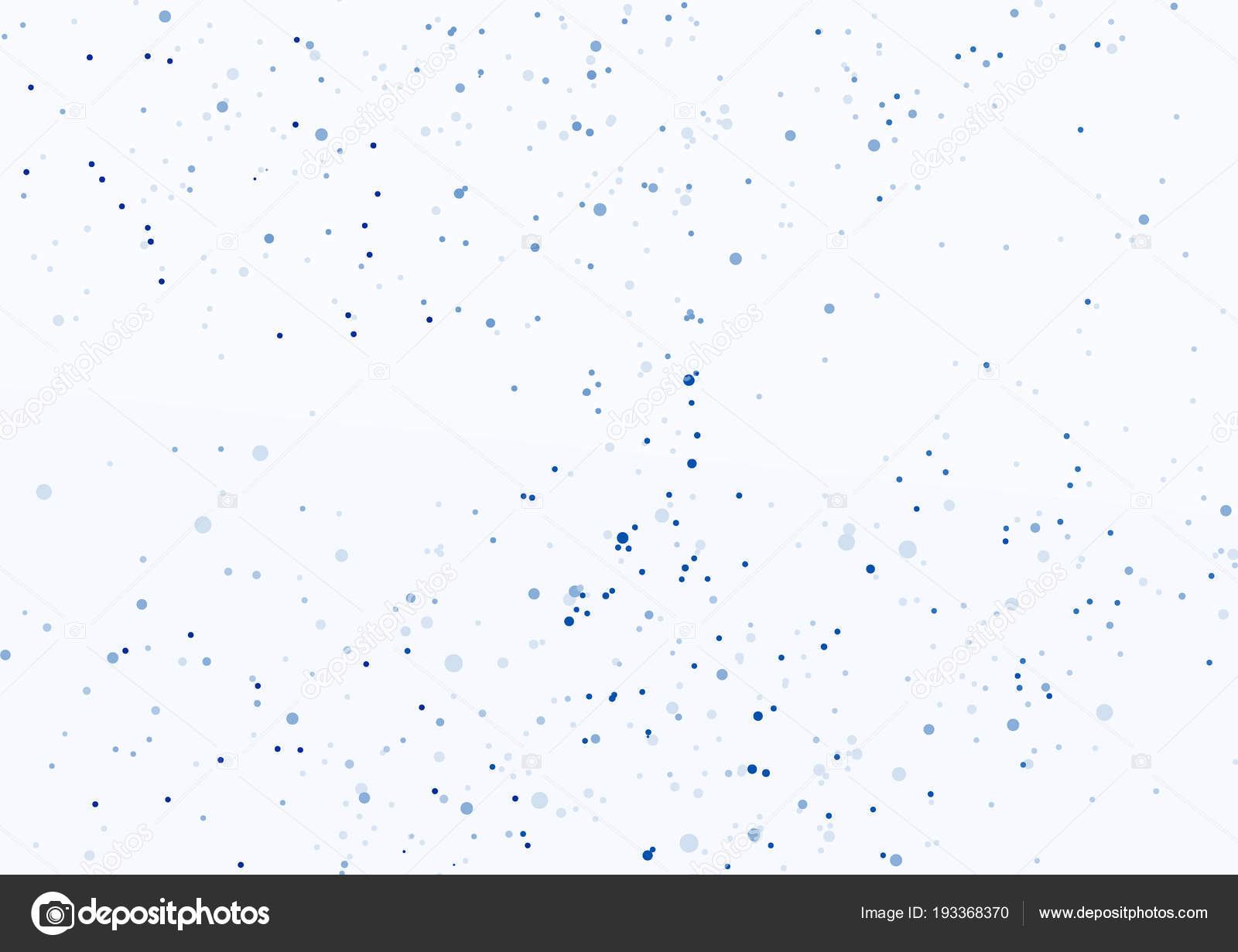 Dot Particle Layout Blue Color Abstraction Vector Illustration Stock ...