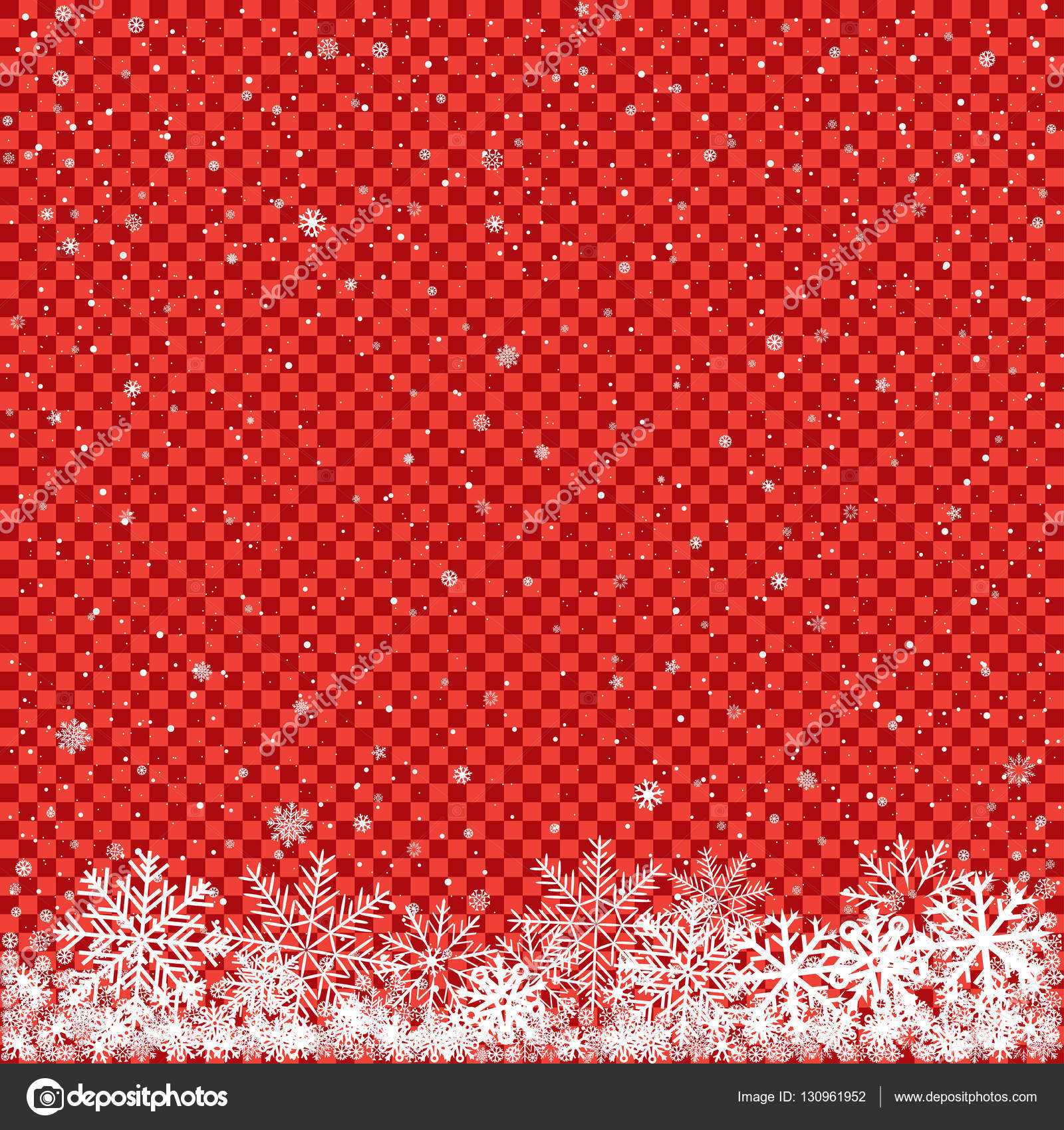Snow on red transparent background Stock Vector Image by ©romvo79 ...