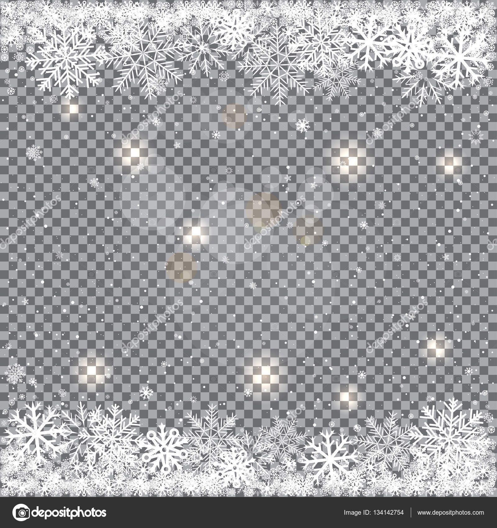 Winter snow transparent background Stock Vector Image by ©romvo79 ...