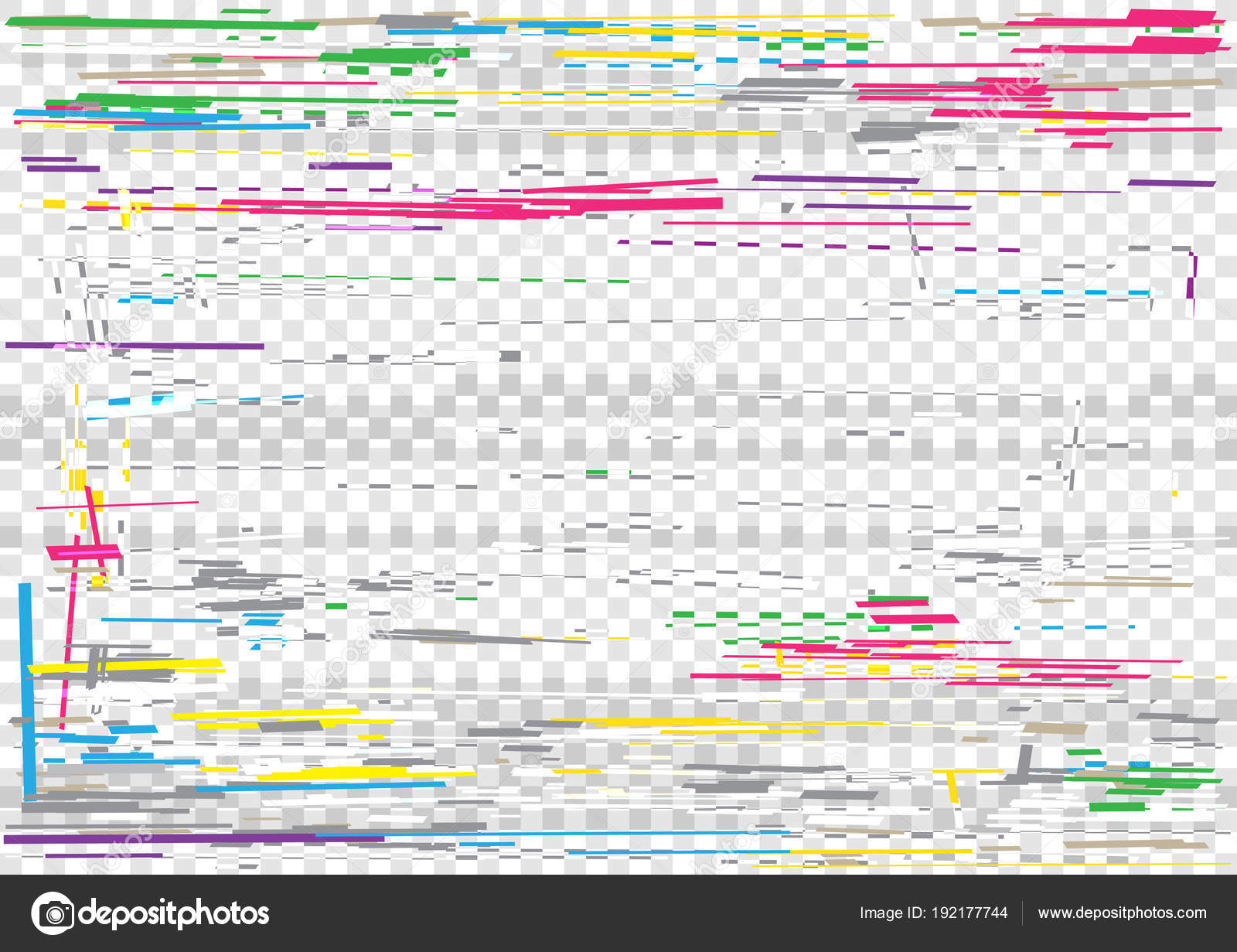 Glitch color transparent background Stock Vector by ©romvo79 192177744