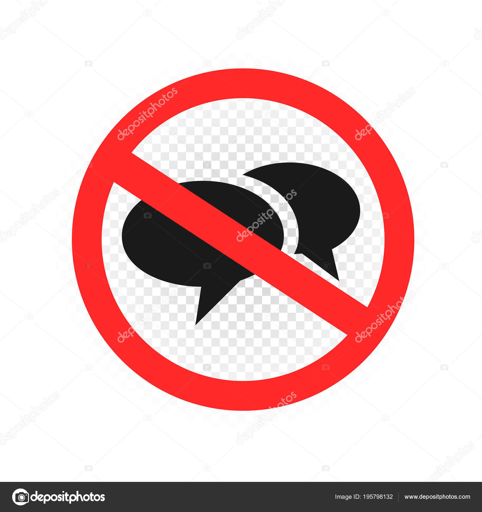 No Talking Symbol