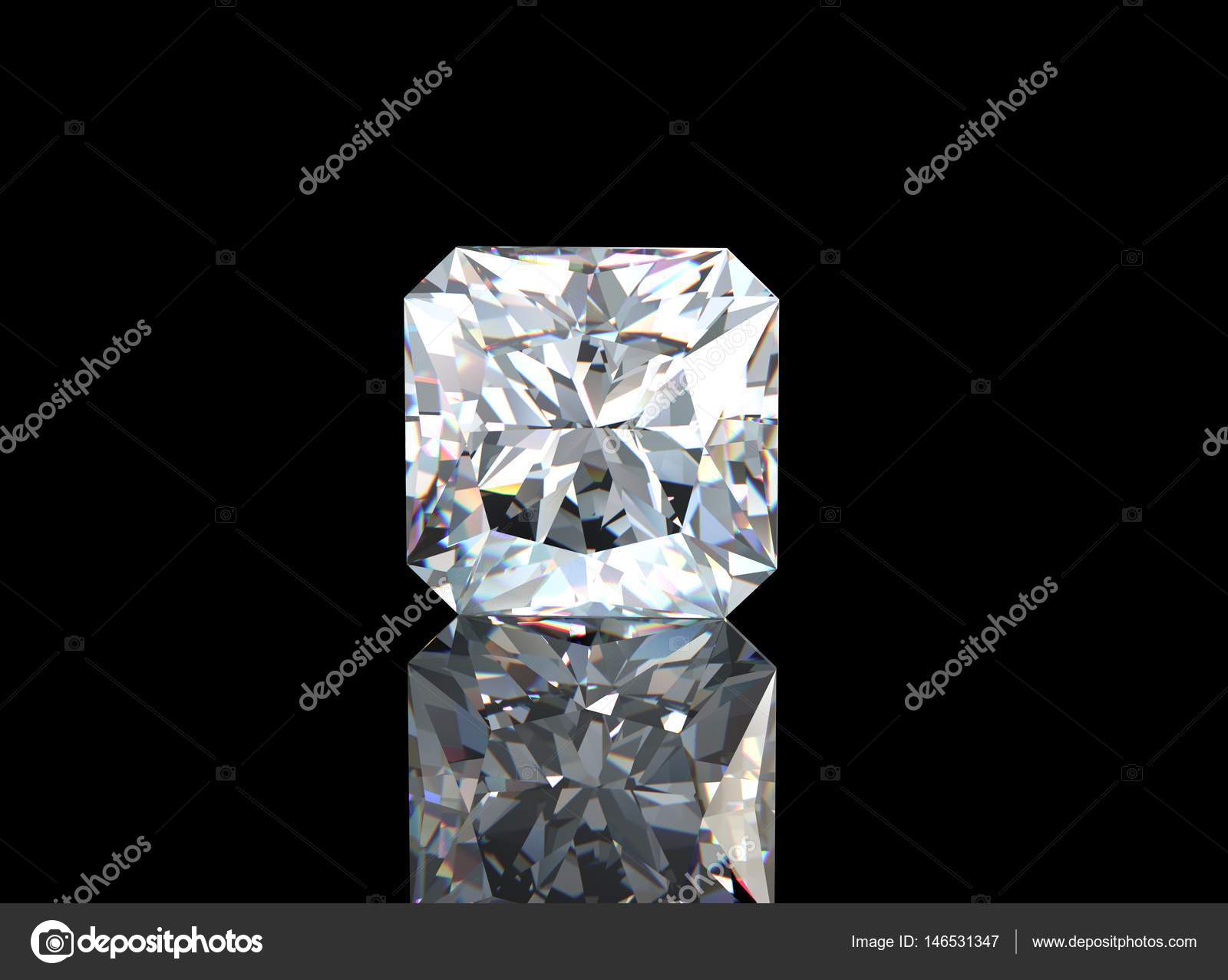 Diamond on Black Background. — Stock Photo © Rozaliya #146531347