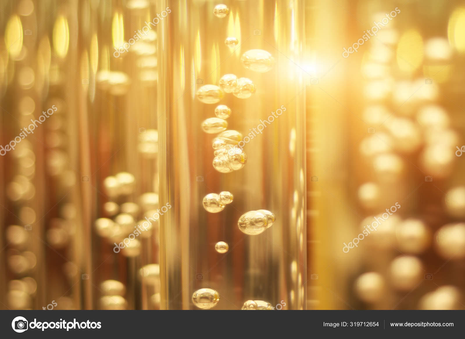 Fondo dorado textura burbuja . — Foto de stock #319712654 © zatvor