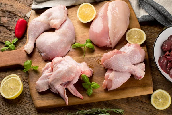 Raw uncooked chicken meat — Stock Photo © bit245 #177635290