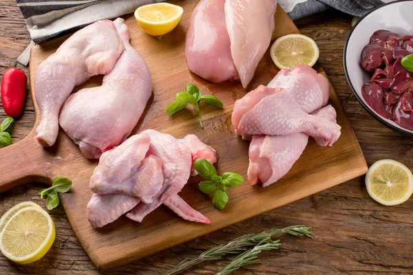 Raw uncooked chicken meat — Stock Photo © bit245 #177635046